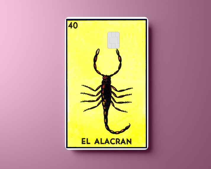 Loteria El Alacran Card Cover – Vinyl Swipe Skins
